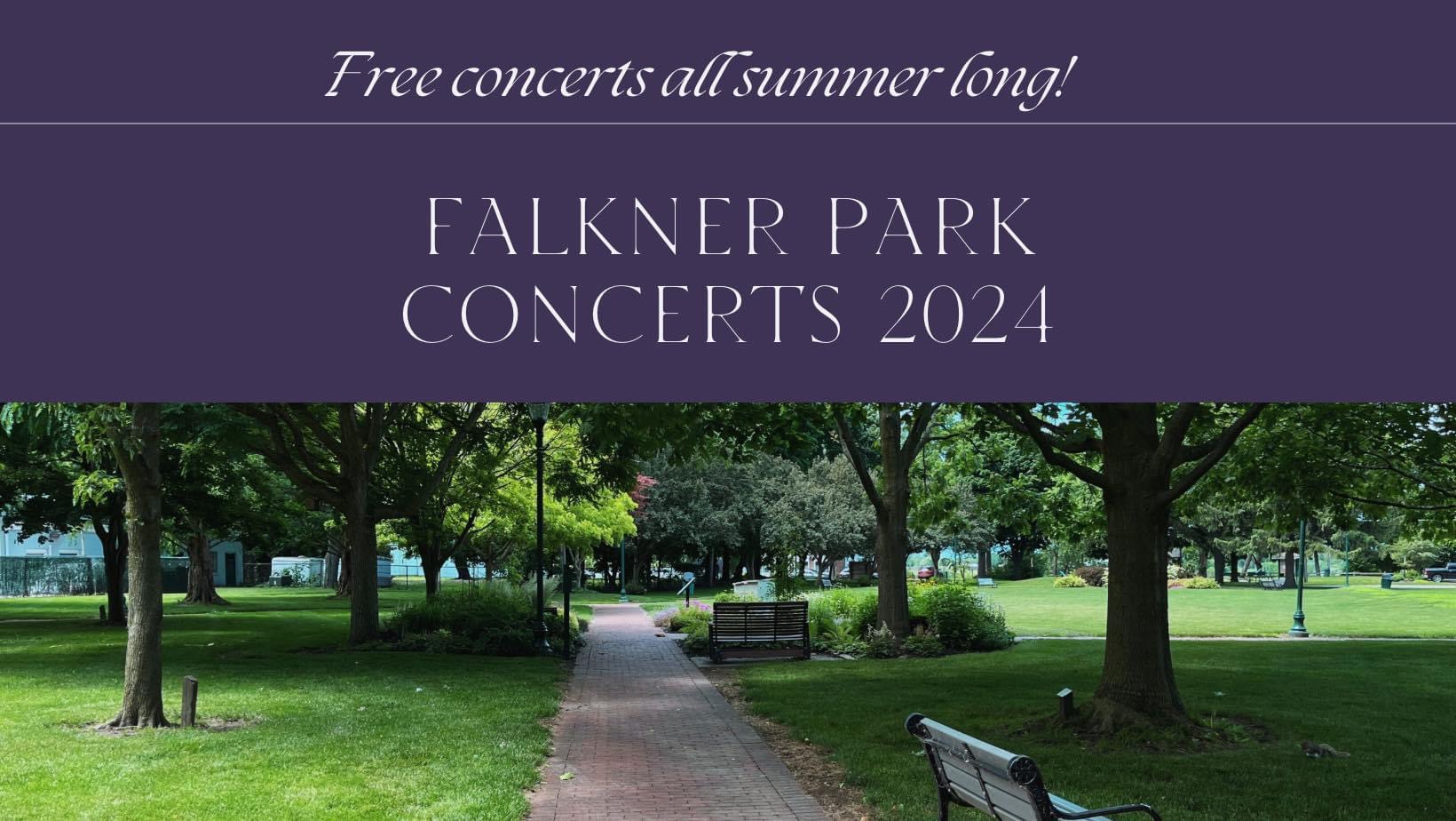 Falkner Park's free summer concert series begins Friday, July 5