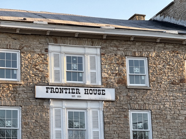 PHOTOS + VIDEO: Watch the Frontier House get a new sign