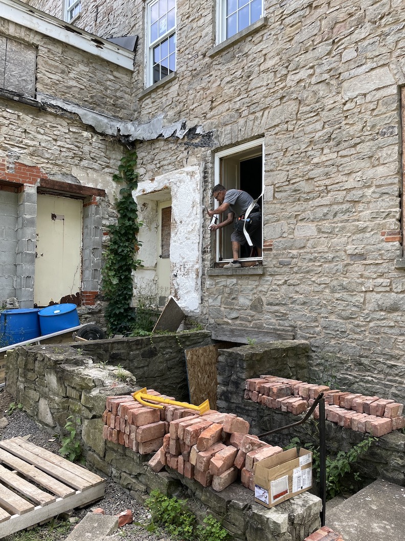 PHOTOS: New Frontier House windows installed