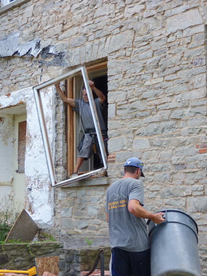 PHOTOS: New Frontier House windows installed