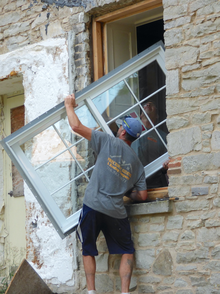 PHOTOS: New Frontier House windows installed