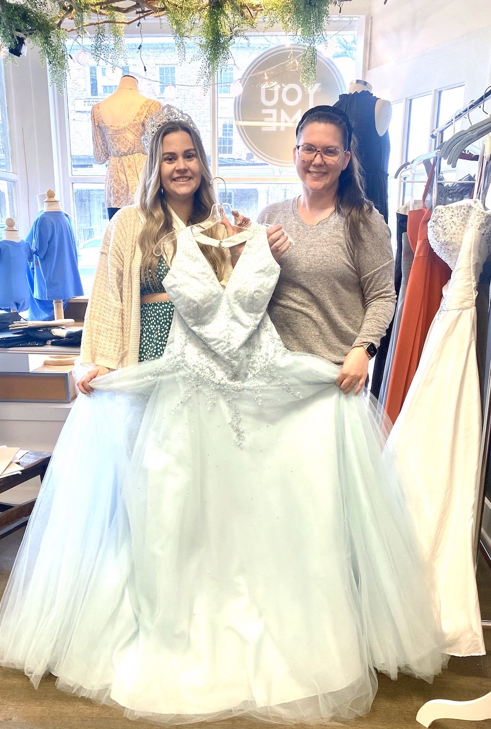Peach Queen prom dress giveaway a success