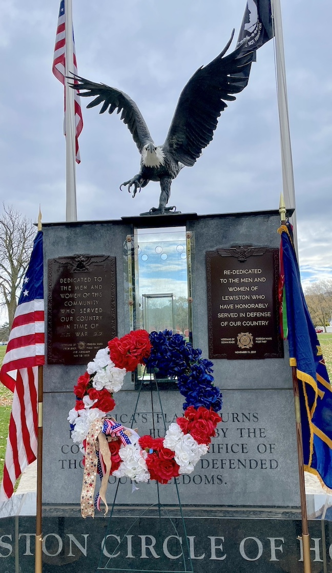 PHOTOS: Veterans Day, 'Circle of Honor' recognized in Lewiston