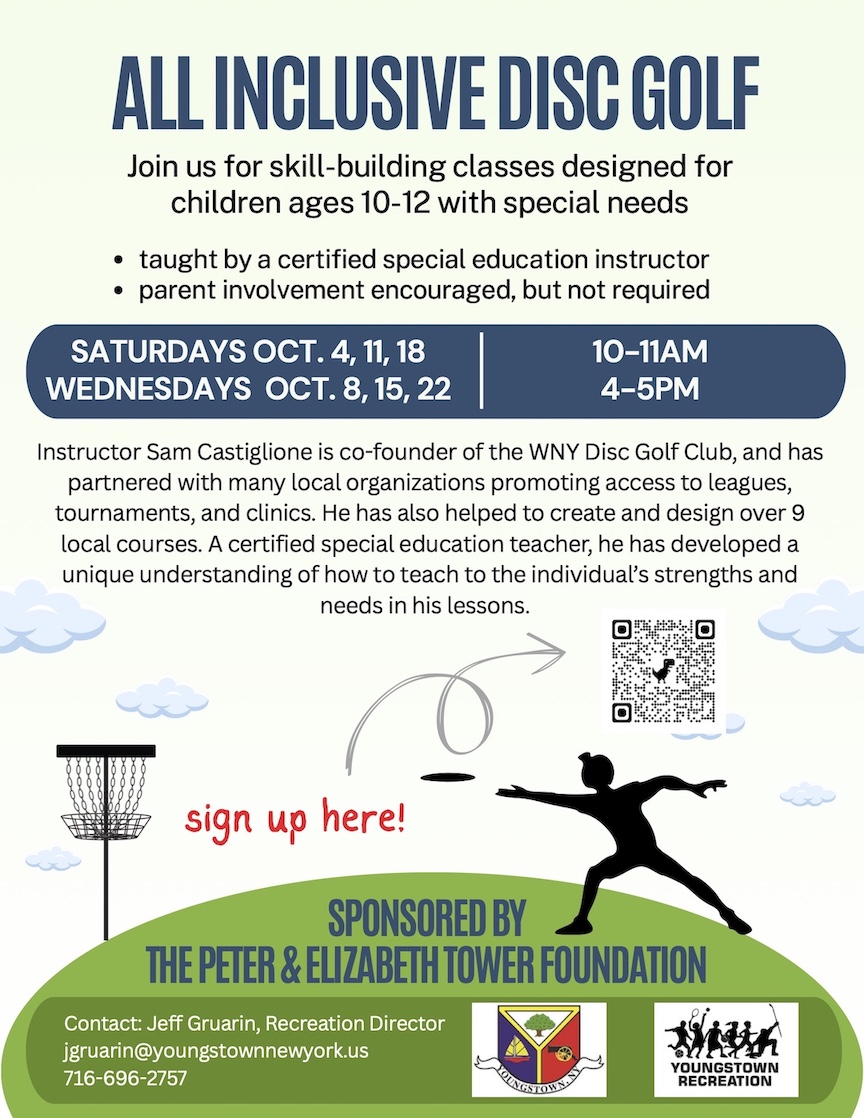 All-inclusive disc golf in Youngstown this fall