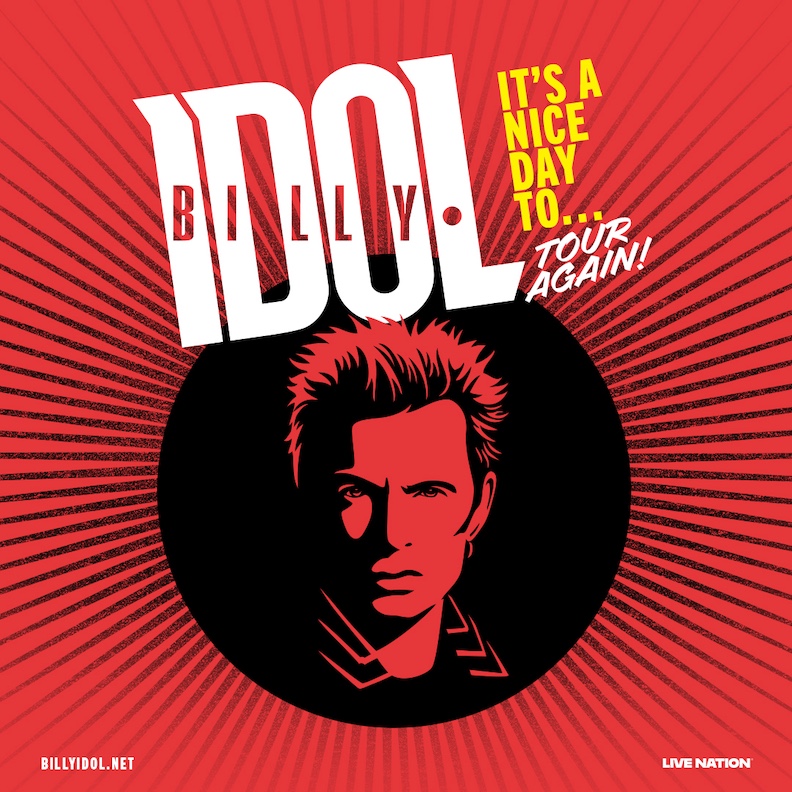 Rock legend Billy Idol announces show at Darien Lake Amphitheater