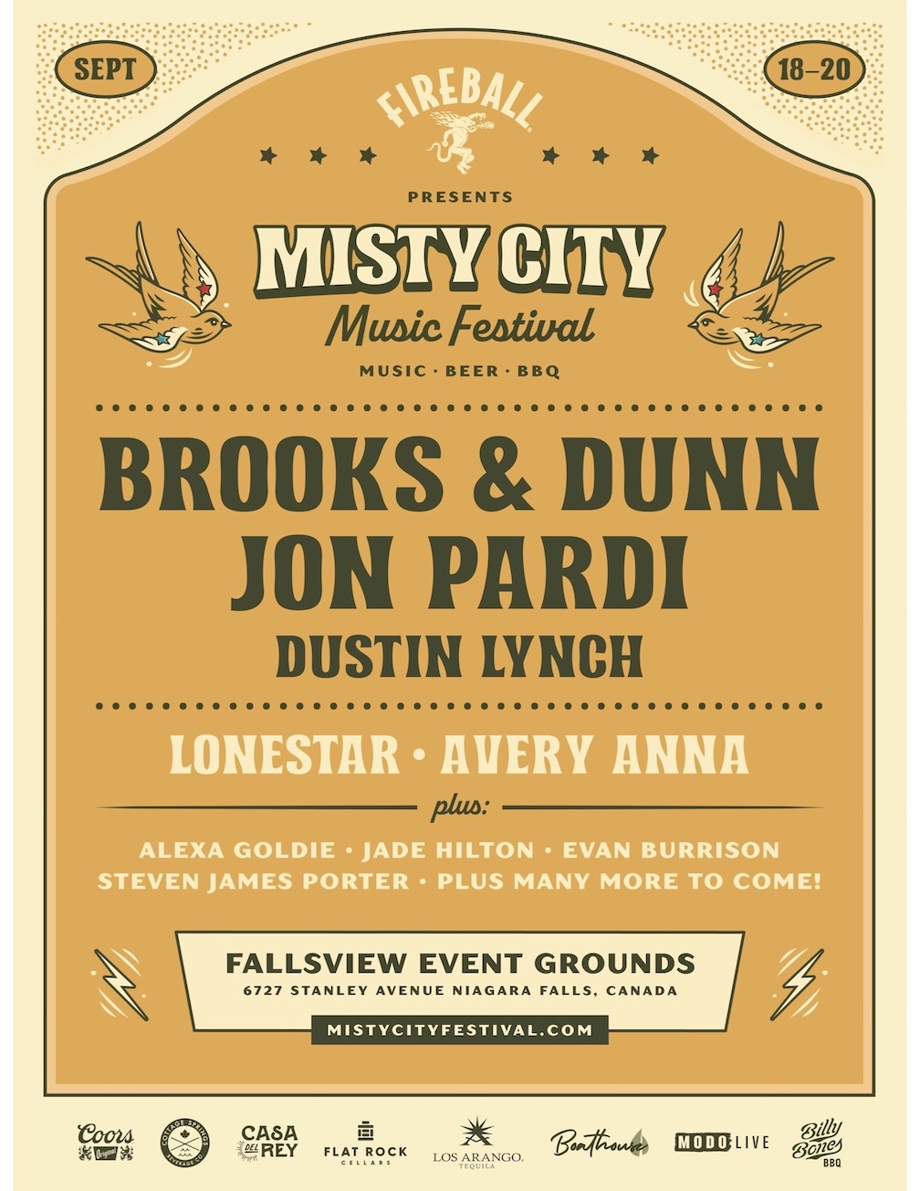 Brooks & Dunn, Jon Pardi to headline Misty City Music Festival 2026