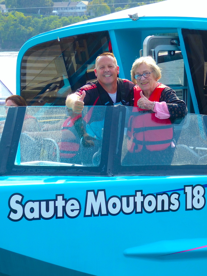 Sandy Dugan gets ride of a lifetime
