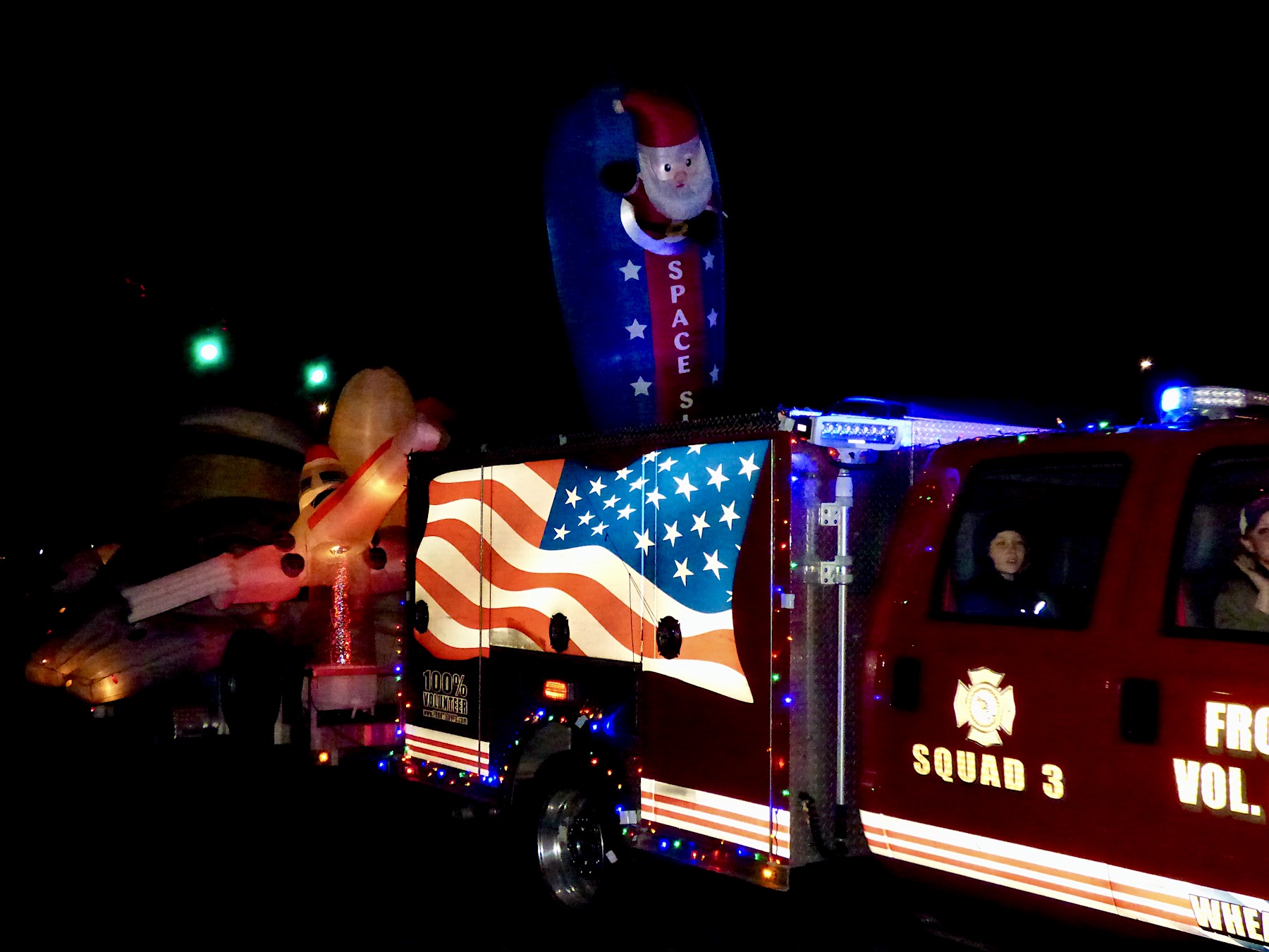Lewiston Christmas Lights Parade in photos