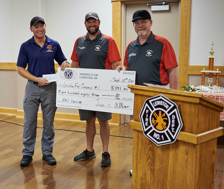 Kiwanis Club donates to Lewiston Fire Co., Oishei Children's Hospital ...