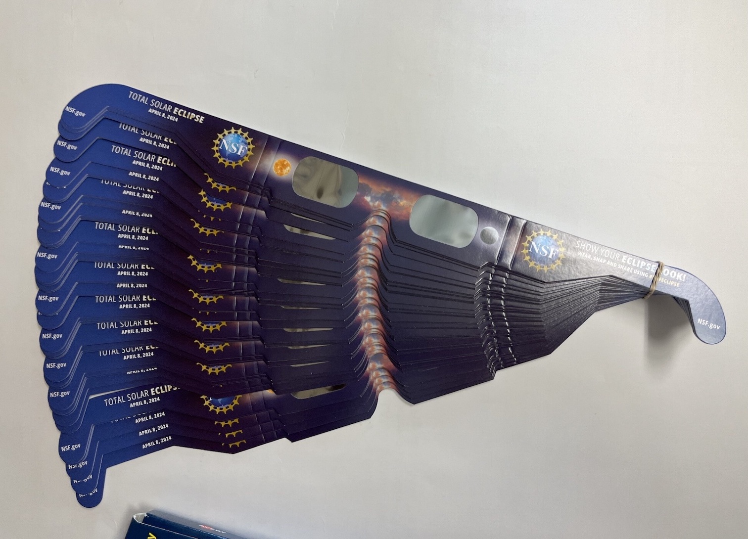 UB distributes over 12,000 NSF eclipse glasses to local students