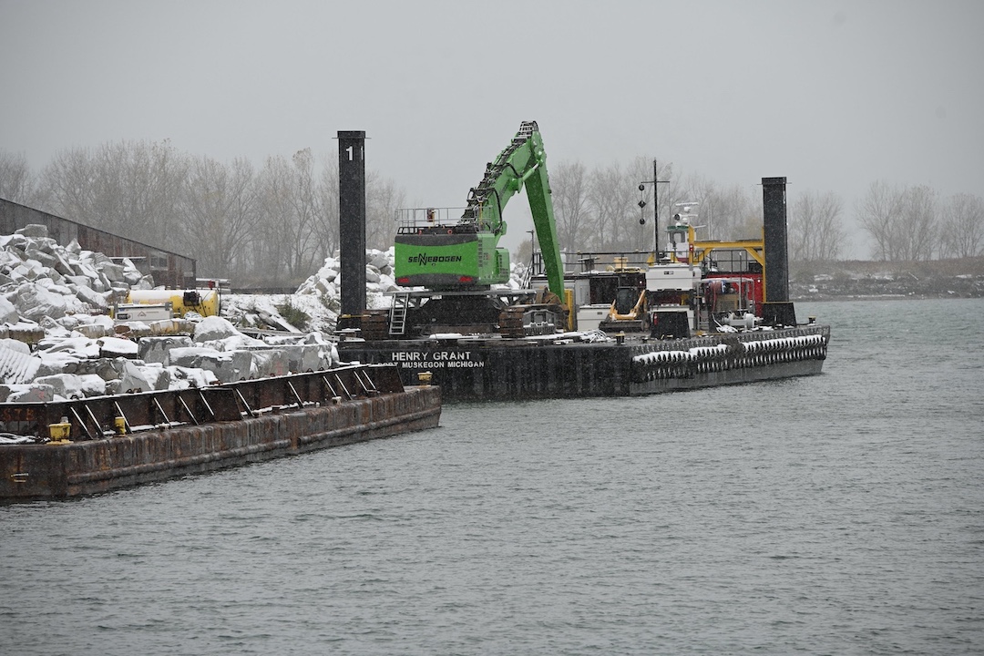 Corps of Engineers working on critical repairs to Buffalo breakwater