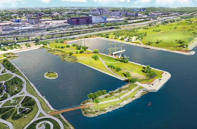 Downtown Buffalo: ECHDC presents preferred vision for Outer Harbor to ...