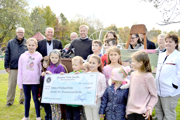 Jacobs announces $75,000 for Orchard Park playground improvements