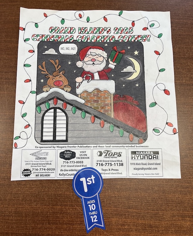 Grand Island holiday coloring contest winners