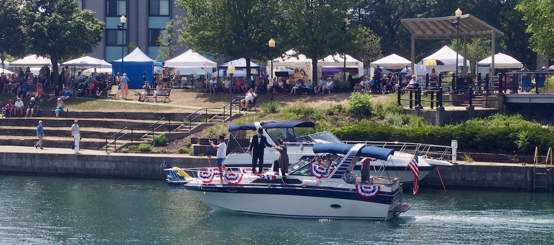 Erie Canal's bicentennial celebrated with boat parade