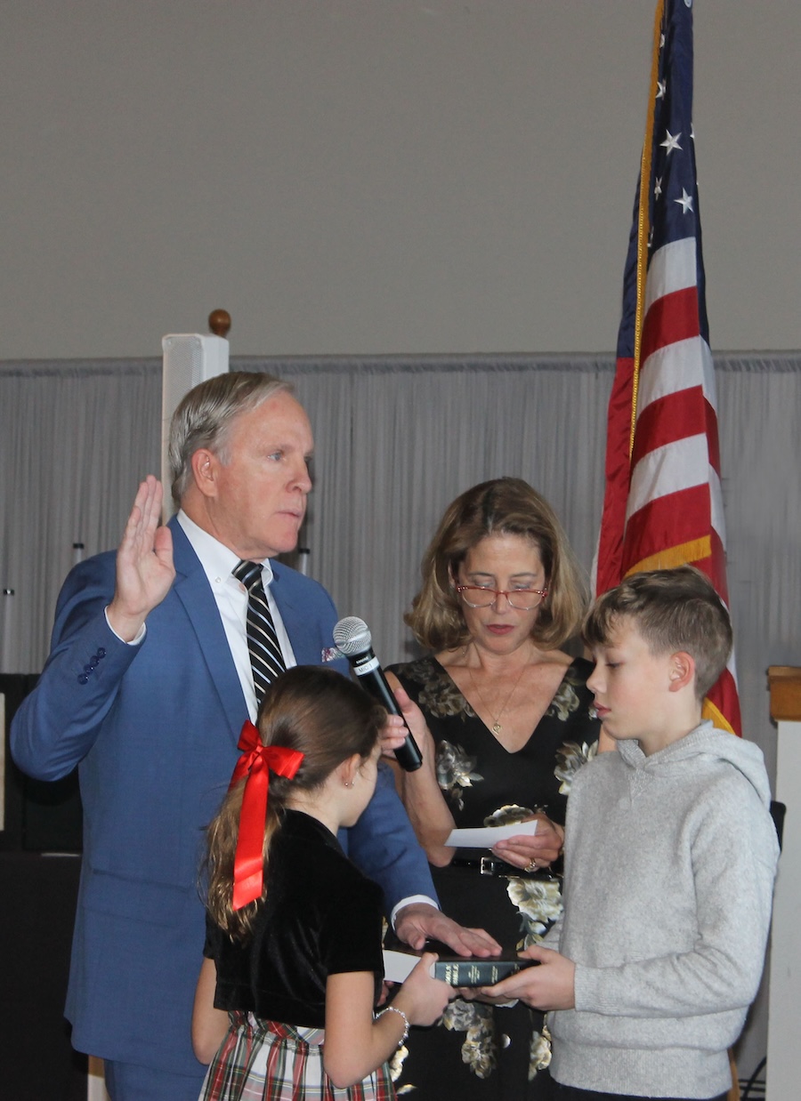 Installation of elected officials on Grand Island