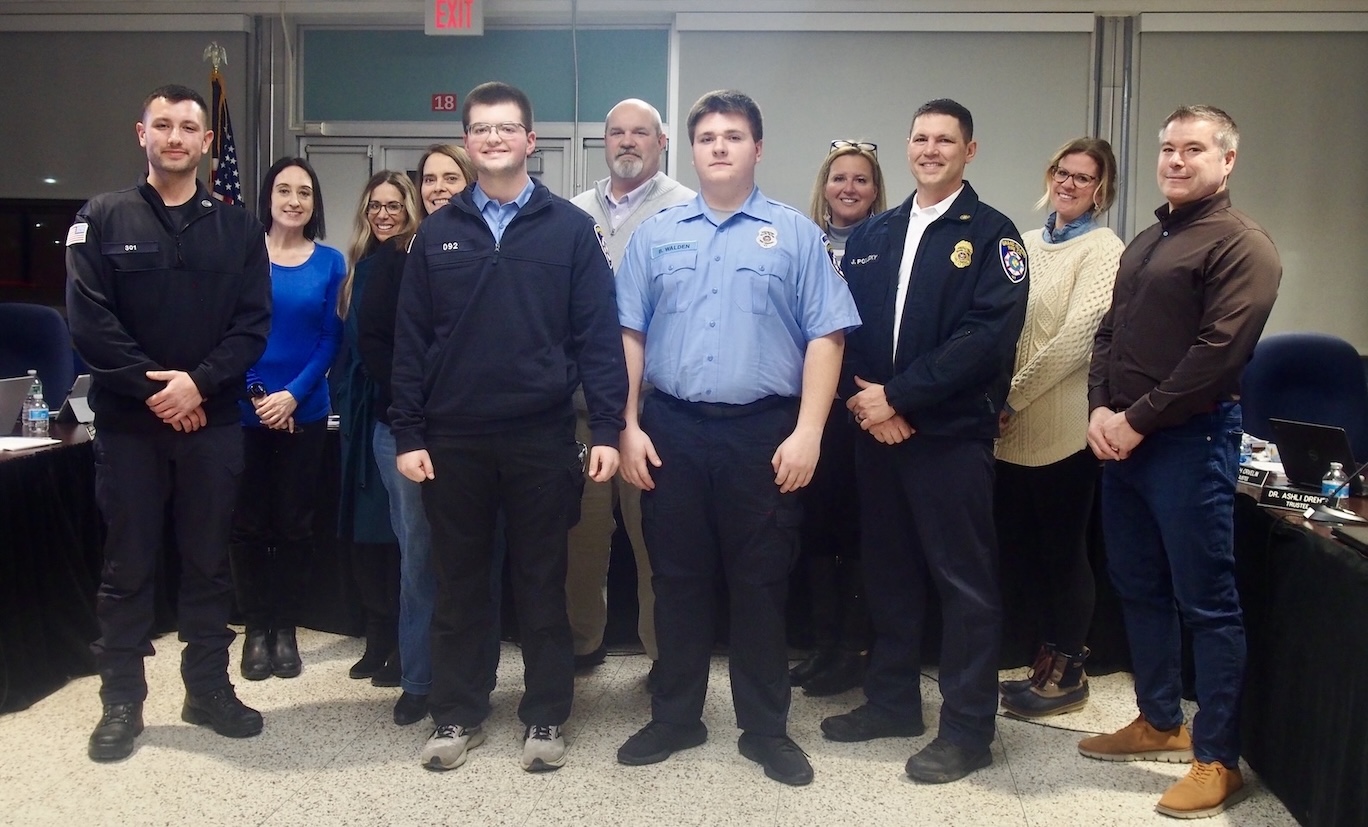 Grand Island Fire Co. recognizes GIHS volunteers