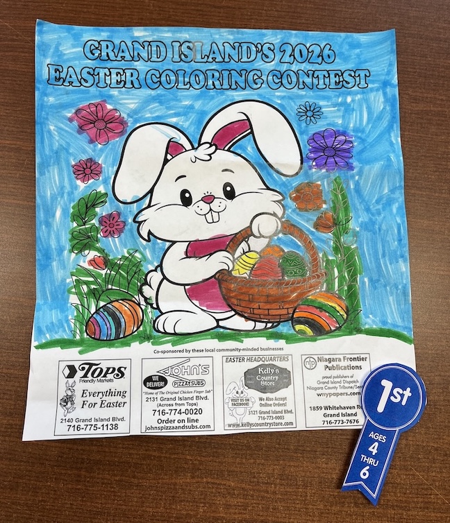 Grand Island Easter coloring contest winners