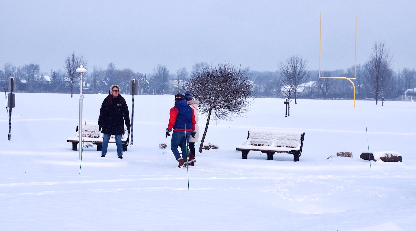 Relay For Life first lap held on wintry day