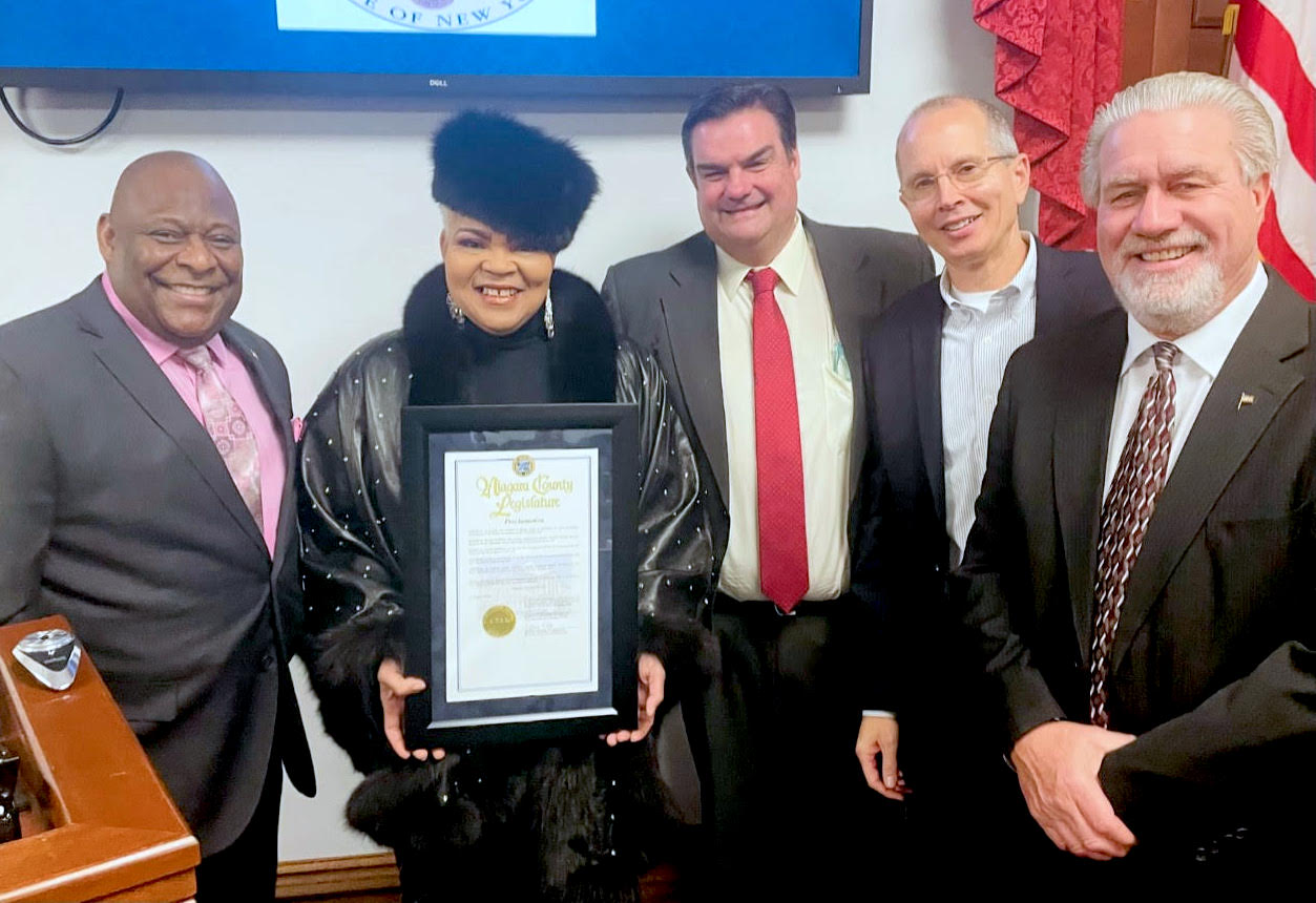Marsha McWilson: Local celebrity honored by Niagara County Legislature
