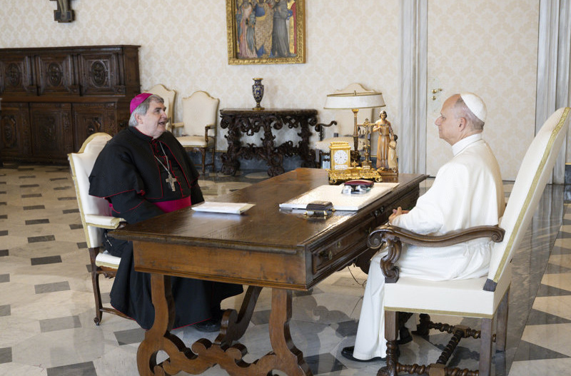 Bishop Fisher returns from meetings in Rome with Pope Leo XIV & Vatican ...