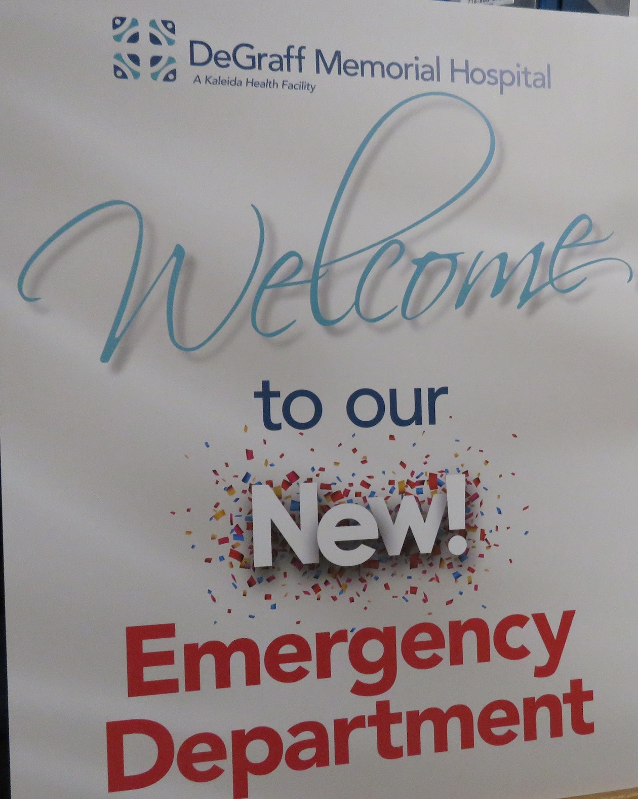 DeGraff cuts ribbon to new emergency department