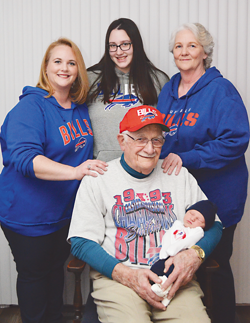 'Grandpa' Goulding enjoys 5-generation family
