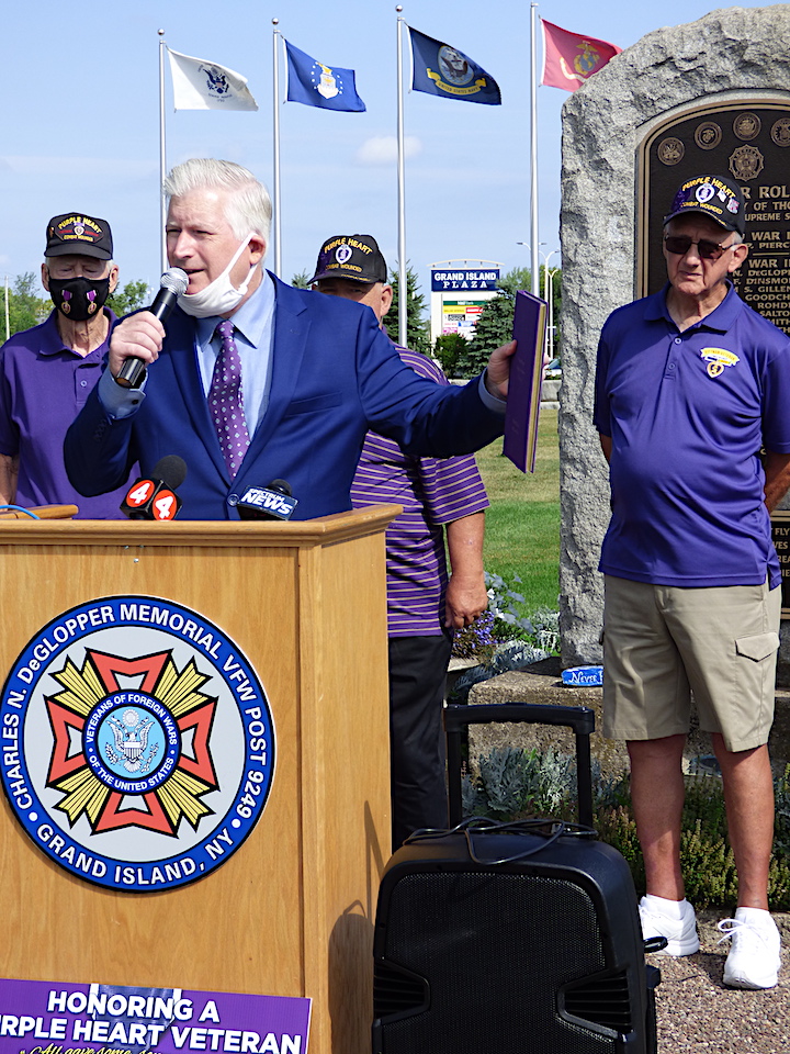 Kearns, Military Order of Purple Heart launch 'Purple Heart Week' in ...