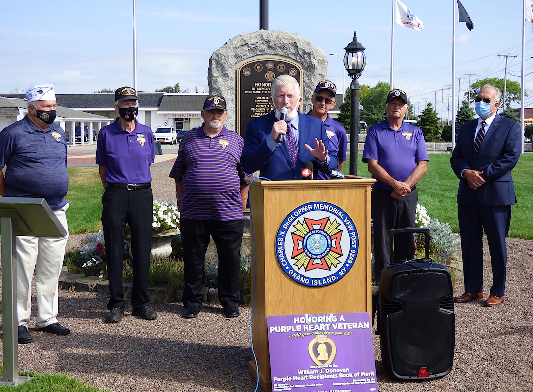 Kearns, Military Order of Purple Heart launch 'Purple Heart Week' in ...