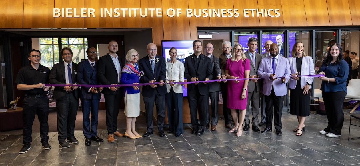 Niagara University cuts ribbon on Bieler Institute of Business Ethics