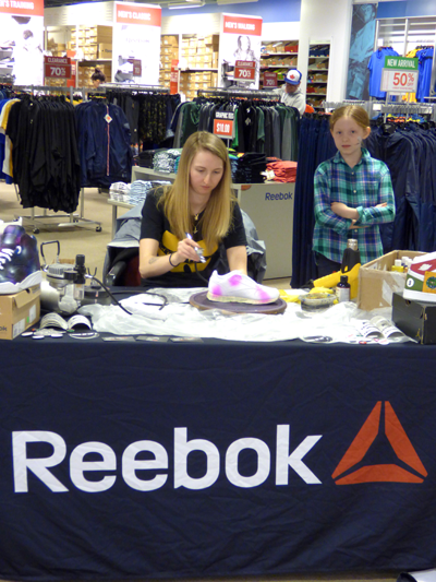 Reebok customers get 'Laced by Liv' at Fashion Outlets
